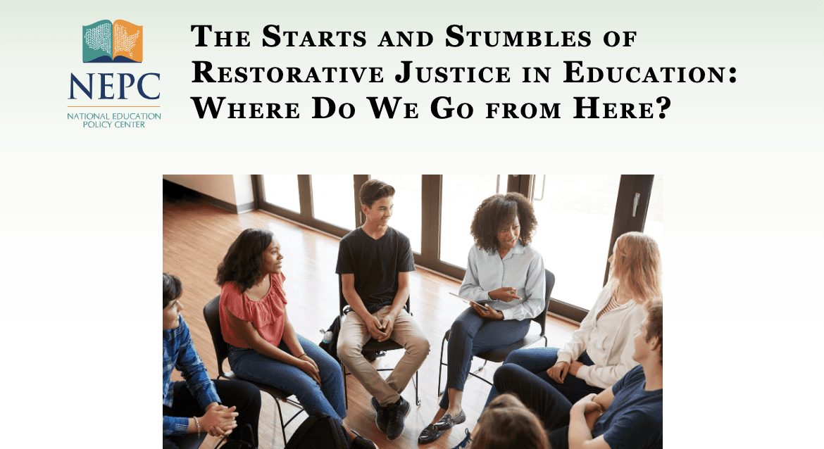 The Starts and Stumbles of Restorative Justice in Education: Where Do ...